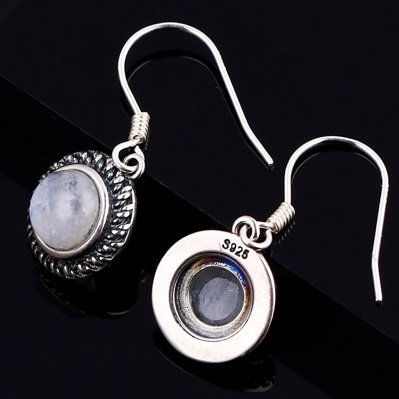 Antique Moonstone Earrings | Moonstone-Store & Moonstone Store