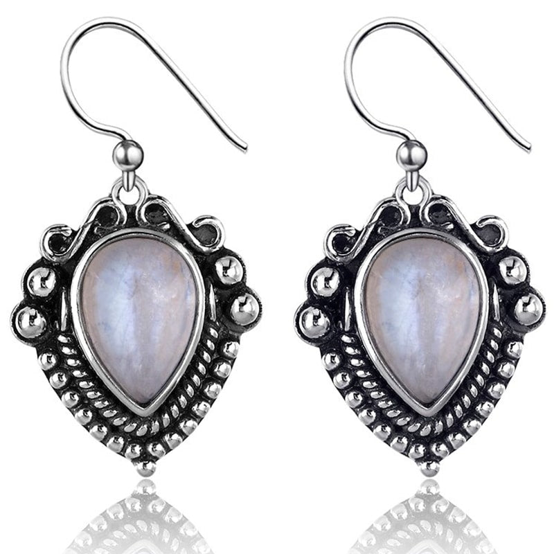 Genuine Moonstone Earrings | Moonstone Store